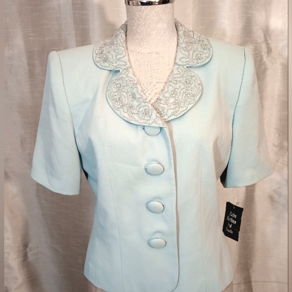 Kasper | Jackets & Coats | Kasper Asl Tag Short Sleeve Dress Jacket ...